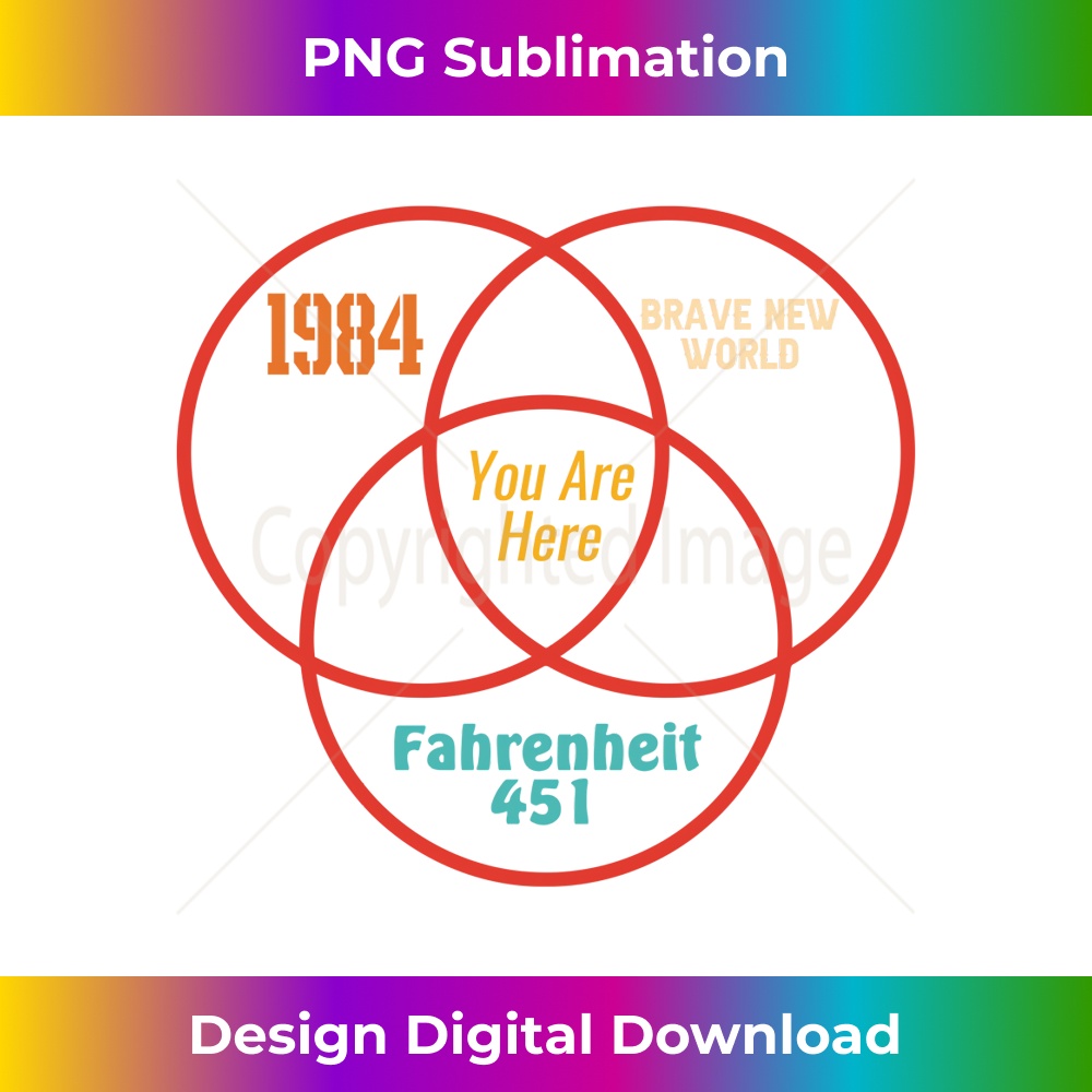 1984 Brave New World You Are Here Fahrenheit 451 apparel - M | Inspire Uplift