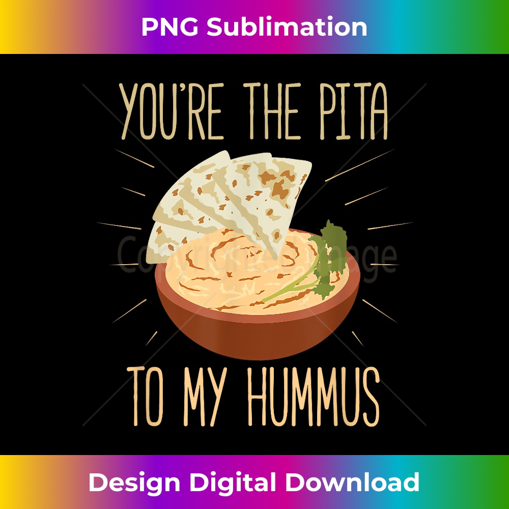 Funny Middle Eastern Food Hummus & Pita T Complete Me T - Cl | Inspire ...