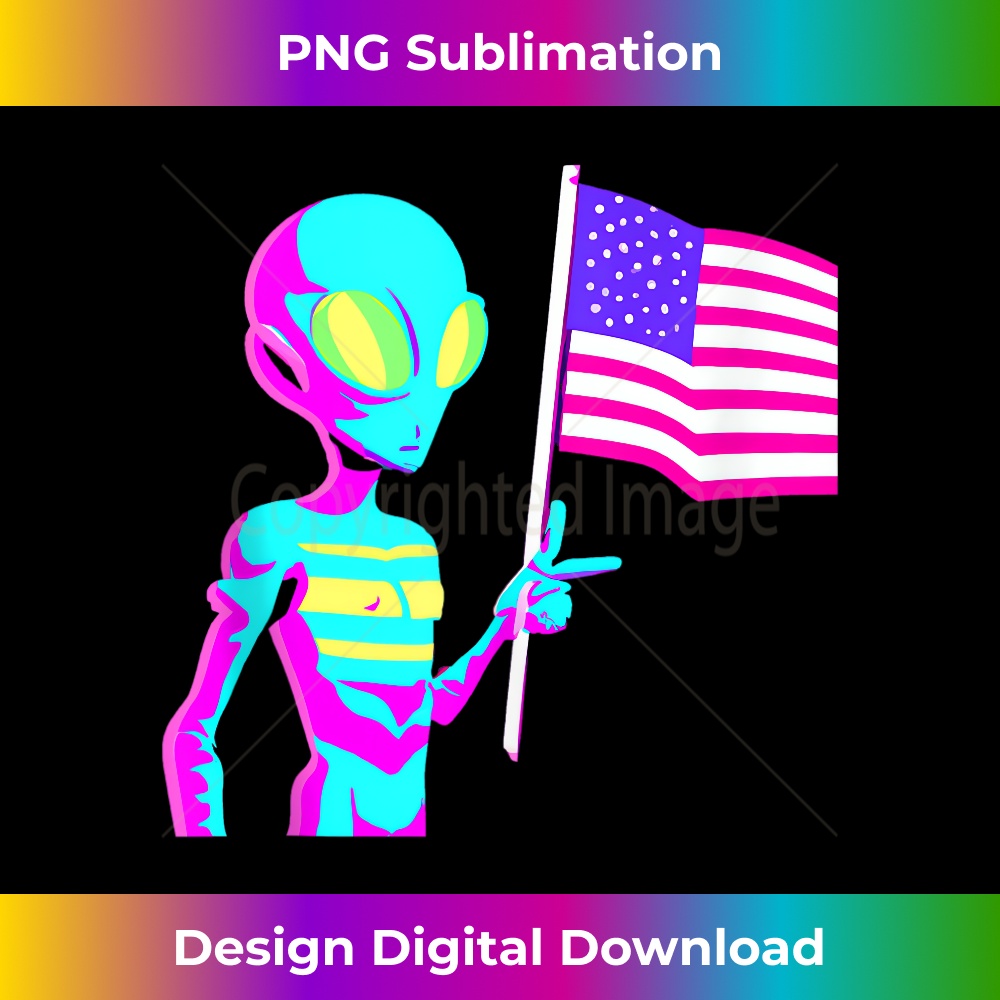 Alien Holding American Flag USA Aliens from Space - Urban Su | Inspire ...