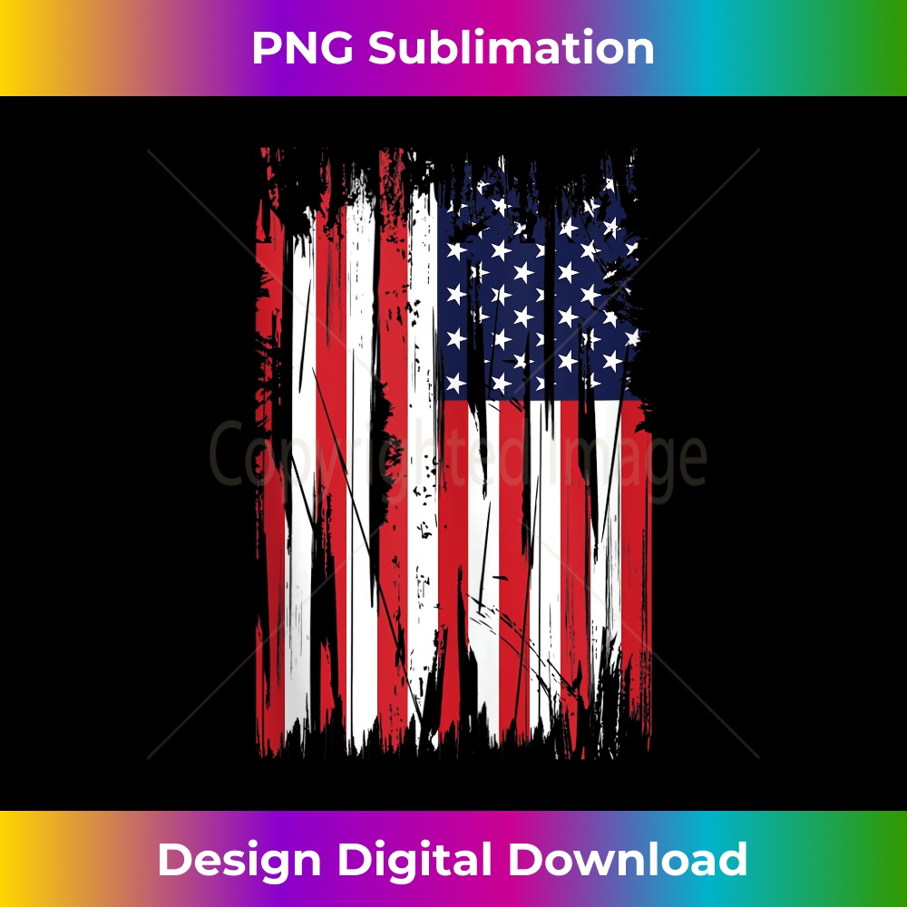 American Flag Cut Off Men - Bohemian Sublimation Digital Dow | Inspire ...