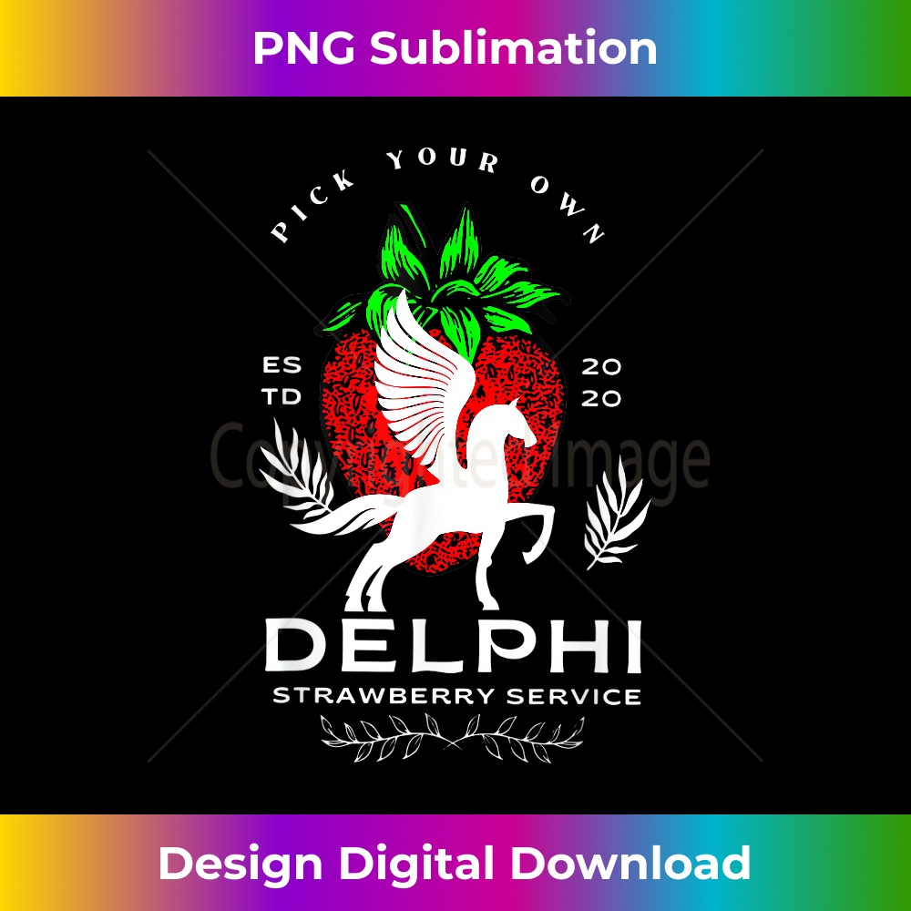Delphi Strawberry - Minimalist Sublimation Digital File - El - Inspire ...