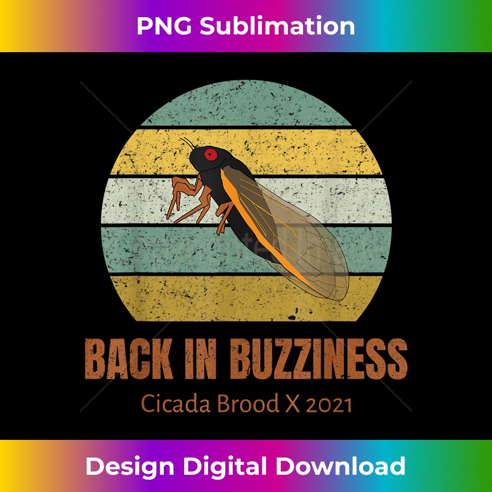 Back In Buzziness Cicada Brood X 2021 Retro - Deluxe PNG Sub | Inspire ...