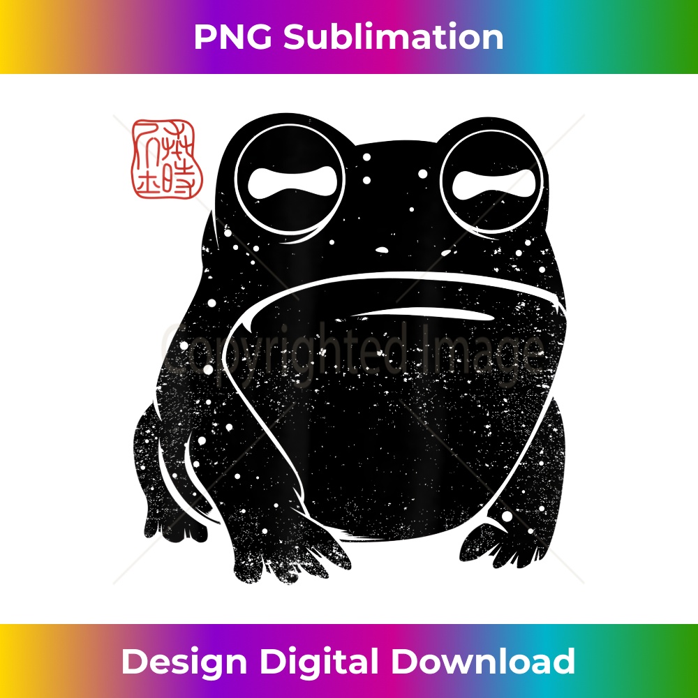 Cute Grumpy Cottagecore Frog Lover Japanese Kawaii Toad - Cr | Inspire ...