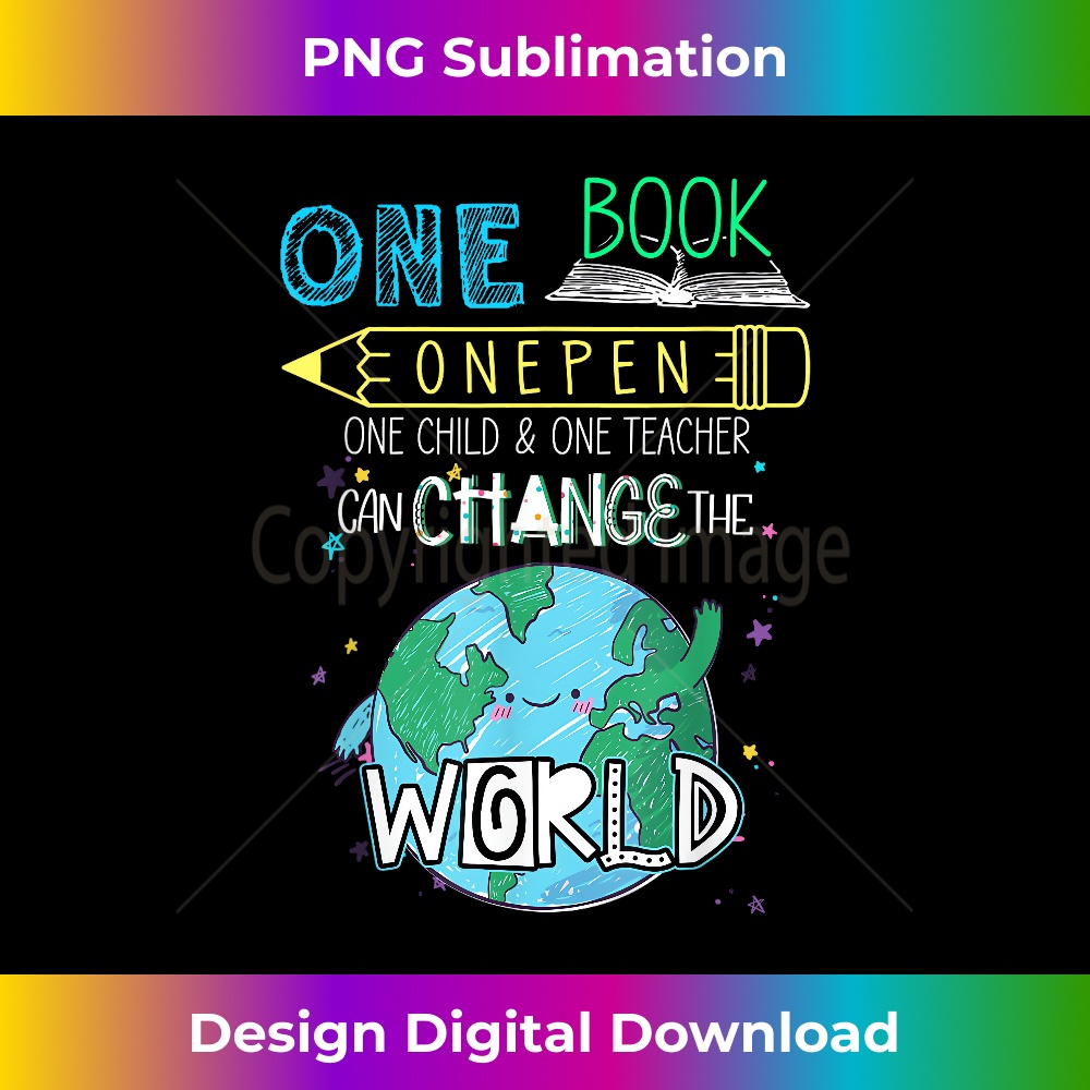 One Book, Pen, Child, and One Teacher Can Change The World - | Inspire ...