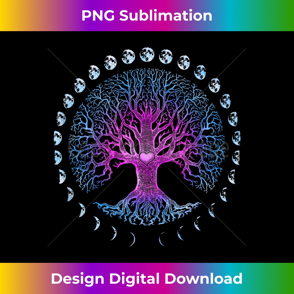 Tree of Life Phases of the Moon - Eco-Friendly Sublimation P - Inspire ...