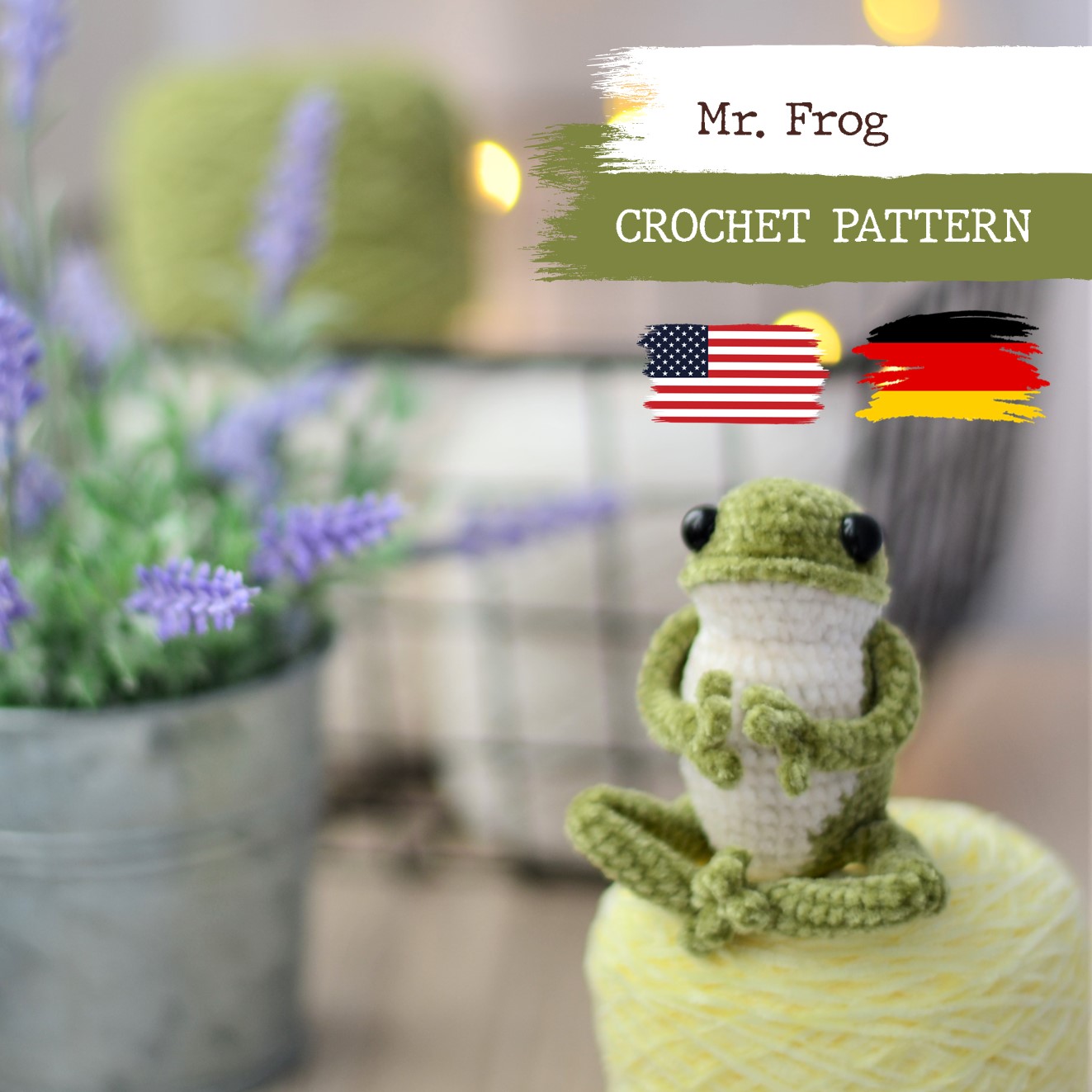 Miniature Frog CROCHET PATTERN PDF, amigurumi frog, crochet | Inspire ...