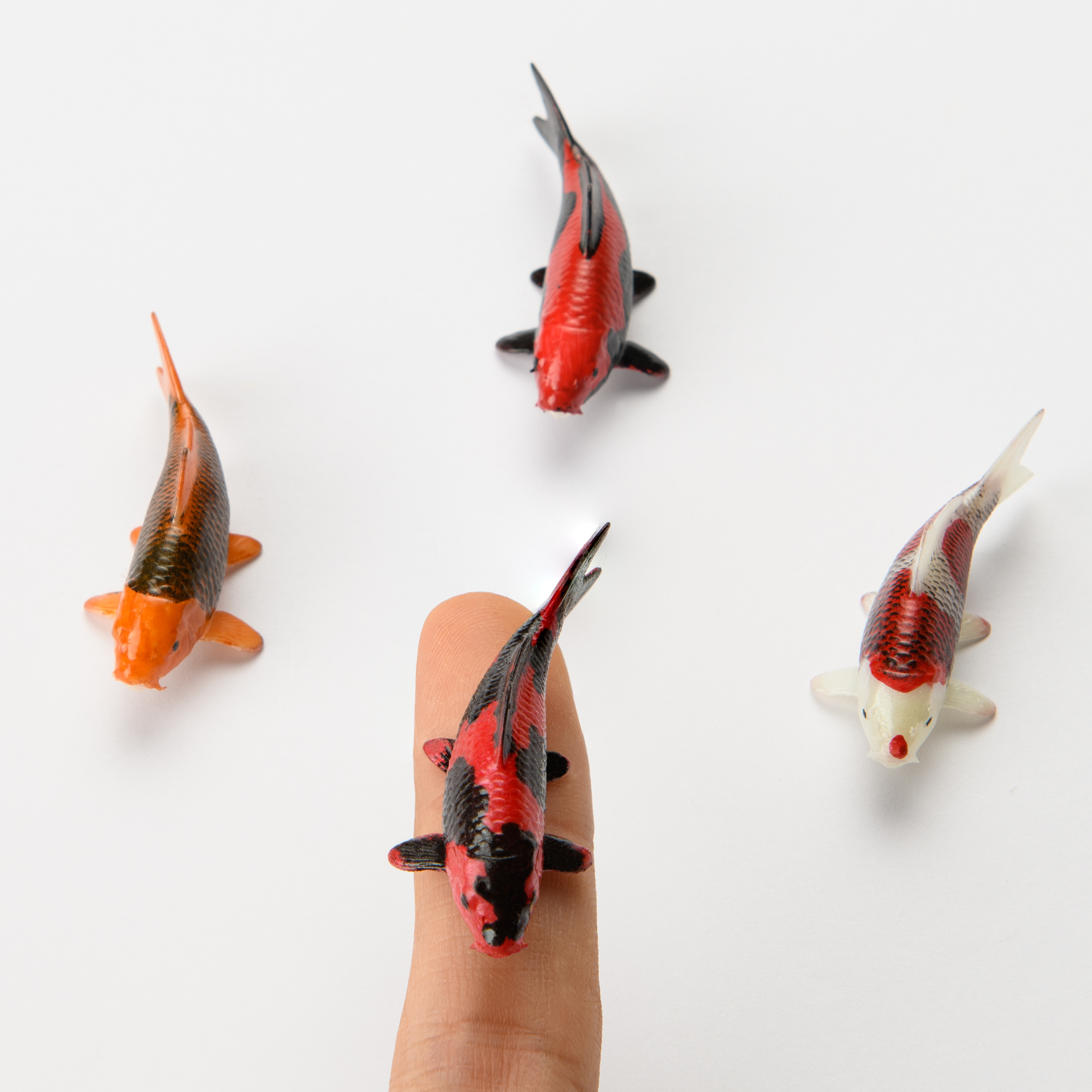 4 CM - Koi Fish Figure - Ruby Collection - Resin Figure - Co - Inspire ...