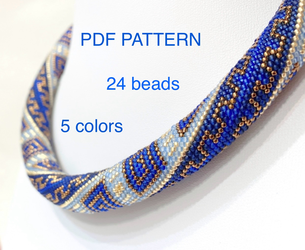 PDF Bead Crochet Pattern , Seed Bead Pattern, PDF Geometric | Inspire ...