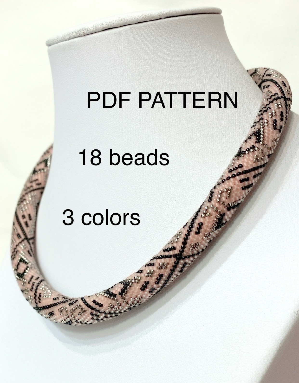 PDF Bead Crochet Pattern , Seed Bead Pattern, PDF Delicate P | Inspire ...