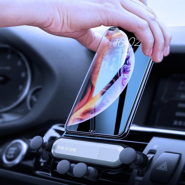 Gravity Car Phone Holder | Ultra-Slim & Secure Mount | Inspire Uplift