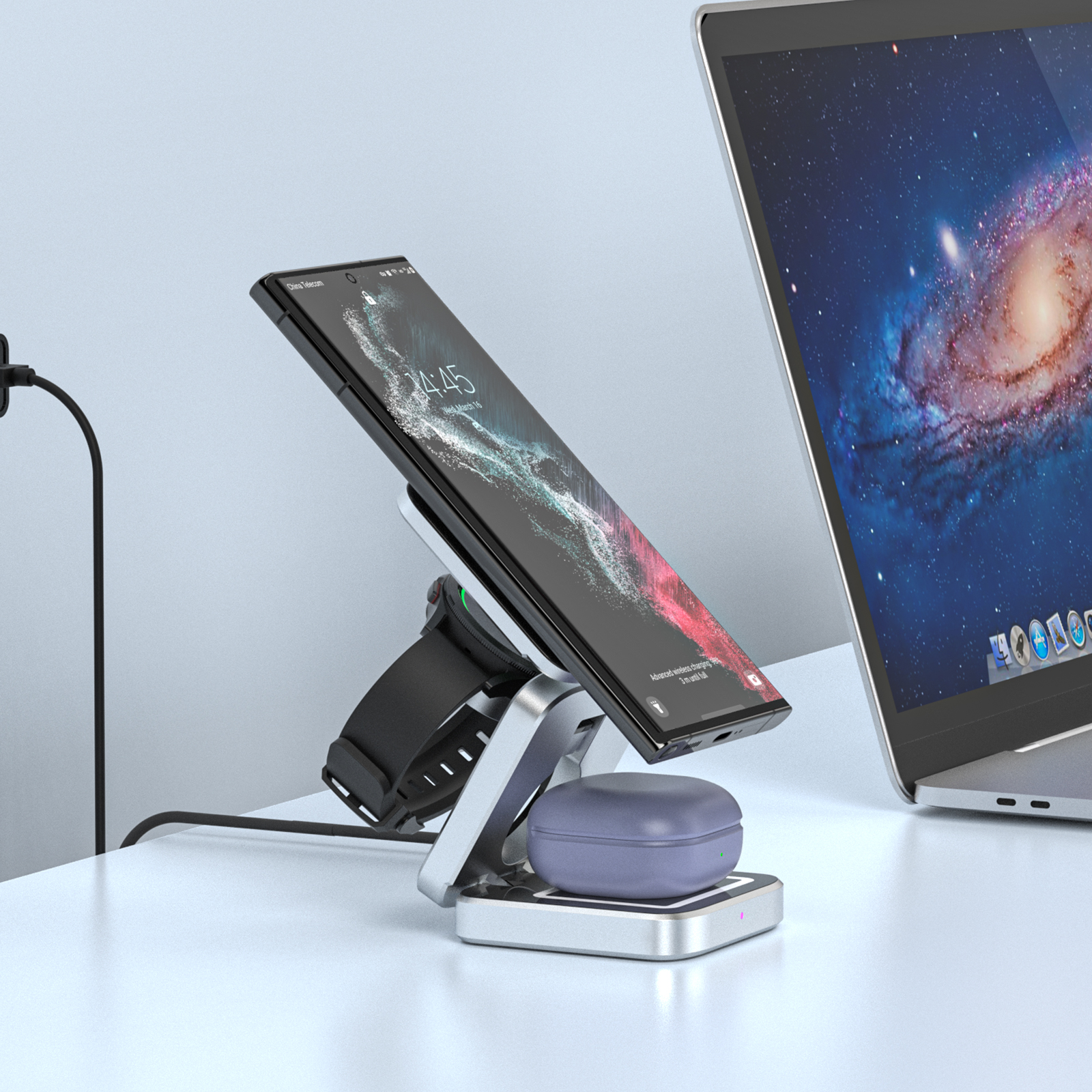 3 in 1 Folding Wireless Charging Station | Inspire Uplift