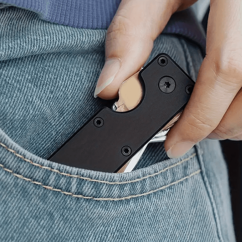 Compact Metal Key Organizer | Minimalist Holder | Inspire Uplift