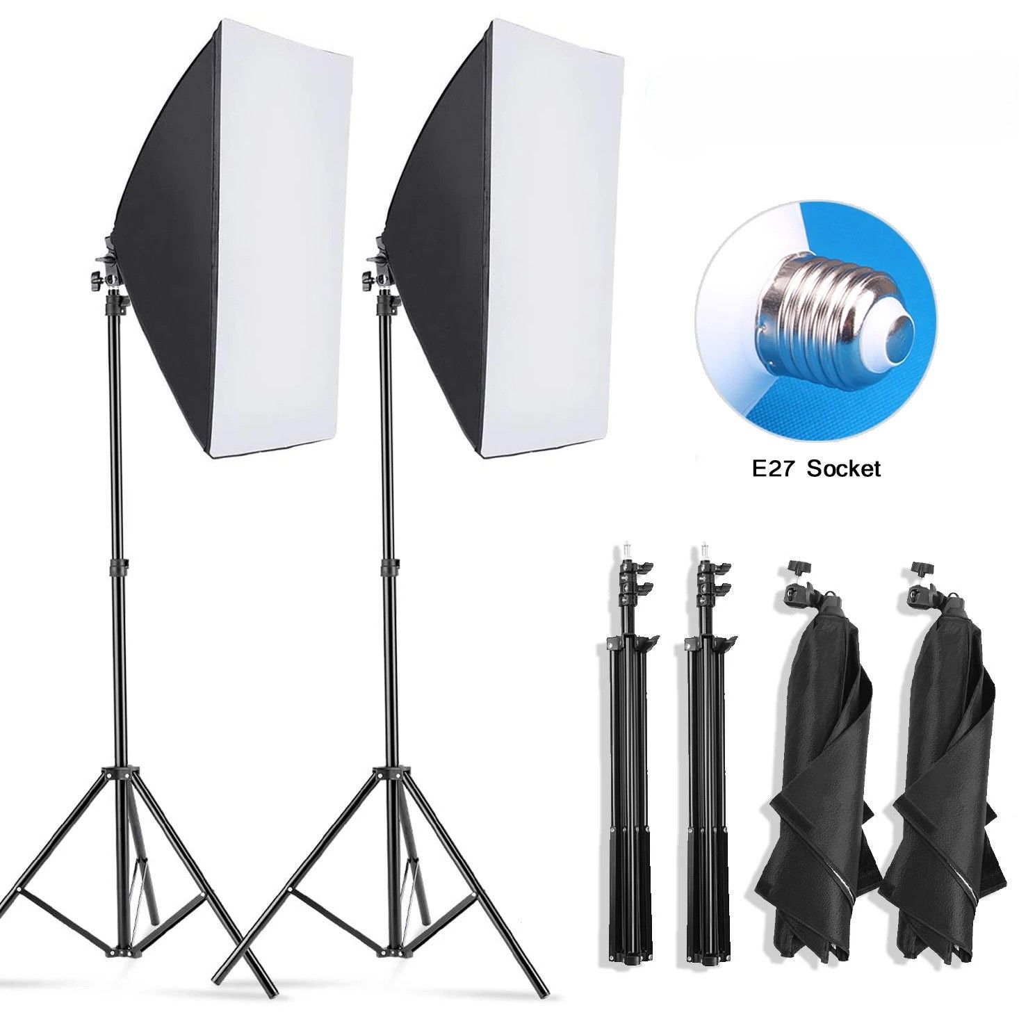 Professional Softbox Lighting Kit with Tripod | Inspire Uplift