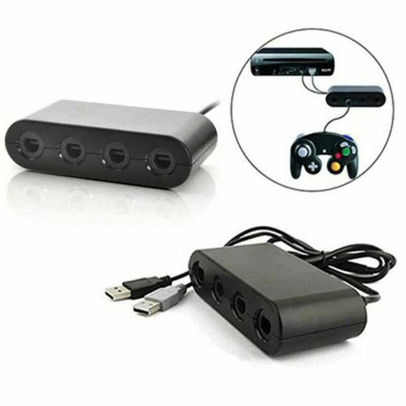 GameCube 4-Port Adapter for Switch/Wii U/PC | Inspire Uplift