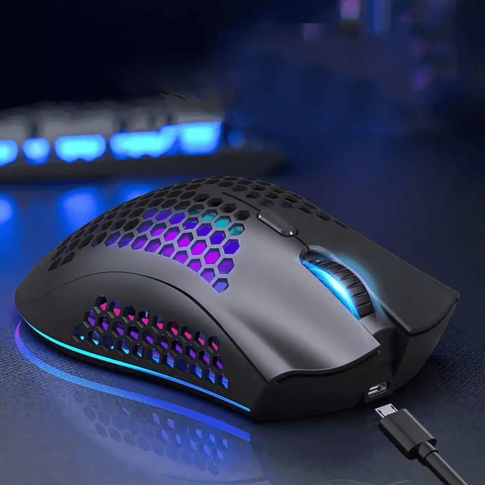 Wireless Gaming Mouse Rechargeable LED RGB | Inspire Uplift