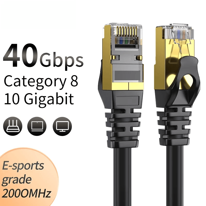 Cat 8 RJ45 Ethernet Cable – 40Gbps High-Speed LAN | Inspire Uplift