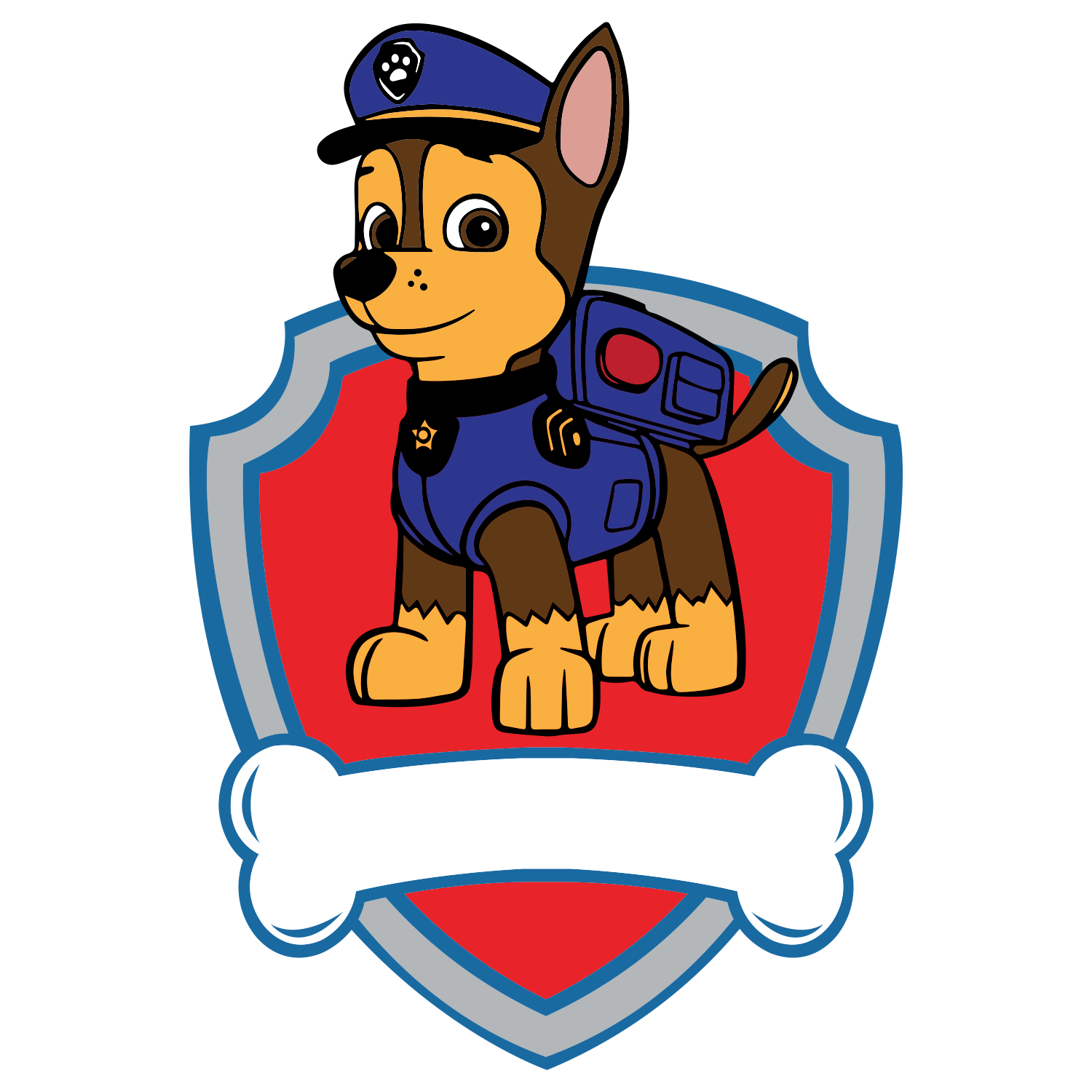 Chase Shield Paw Patrol Svg Paw Patrol Clipart Cartoon Paw S | Inspire ...