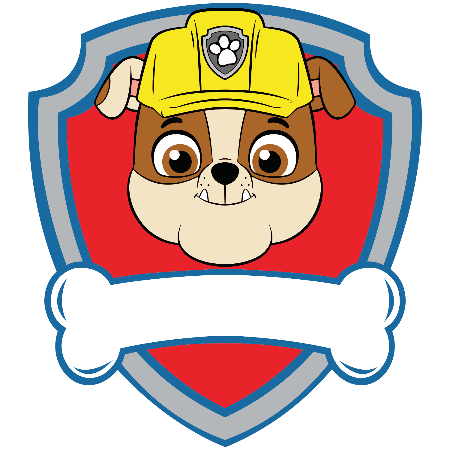 Rubble Shield Paw Patrol Svg Paw Patrol Clipart Cartoon Paw | Inspire ...