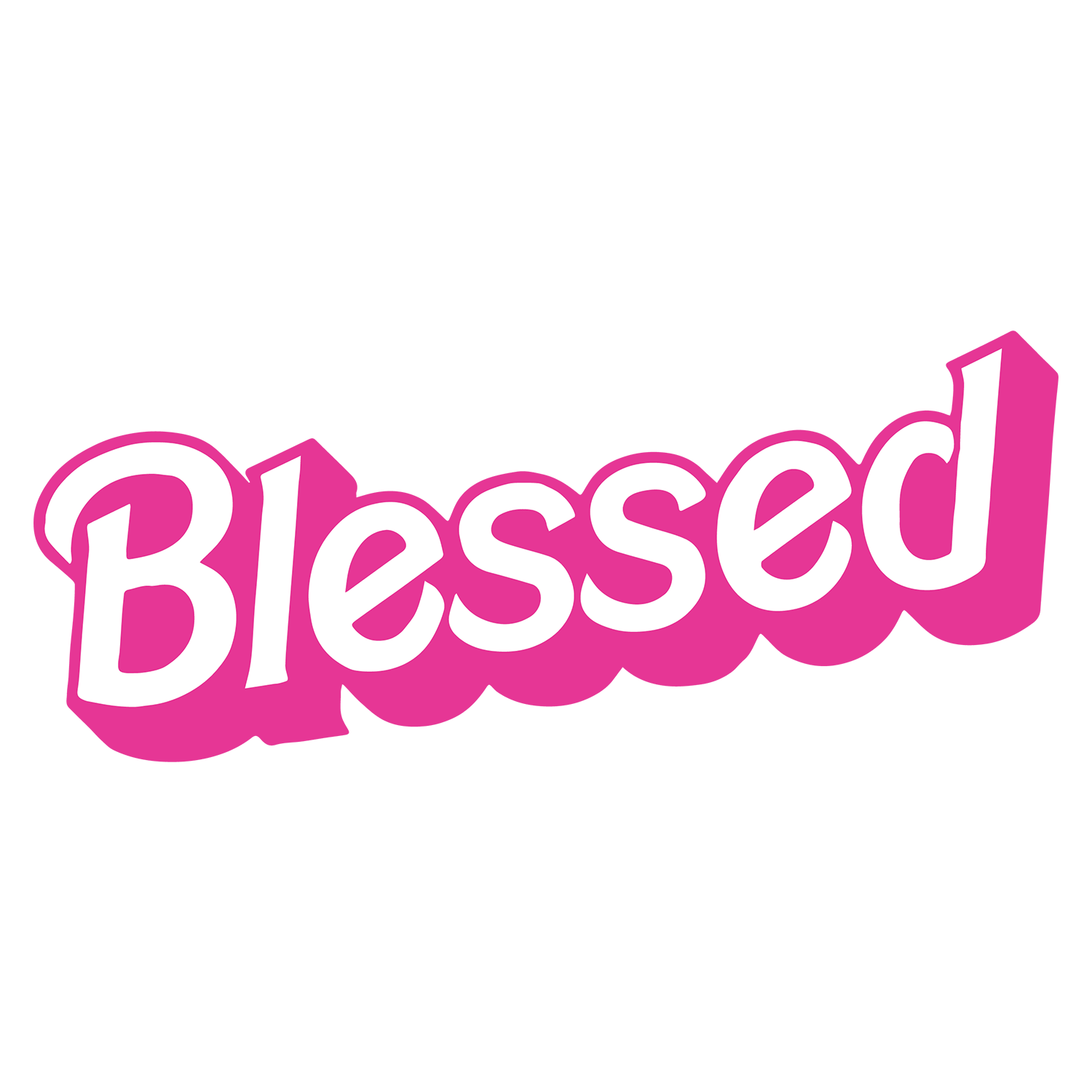 Blessed Barbie Font Svg Blessed Barbie Svg Blessed Pink Svg | Inspire ...