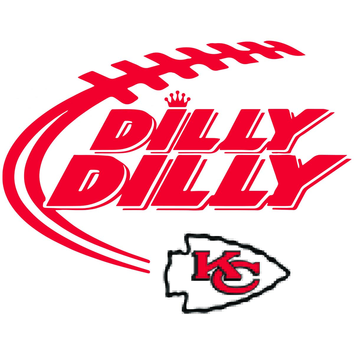 Dilly Kansas City Chiefs Logo SVG | Inspire Uplift