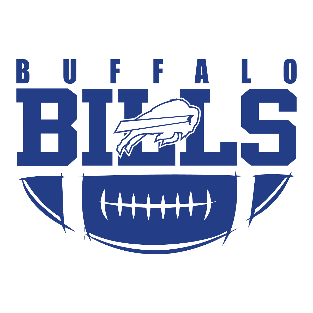 Buffalo Bills Football SVG Digital Download | Inspire Uplift
