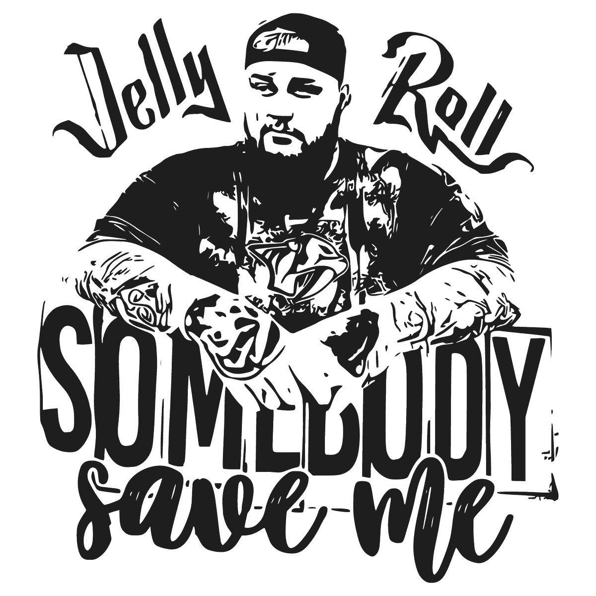 Somebody Save Me Jelly Roll SVG | Inspire Uplift