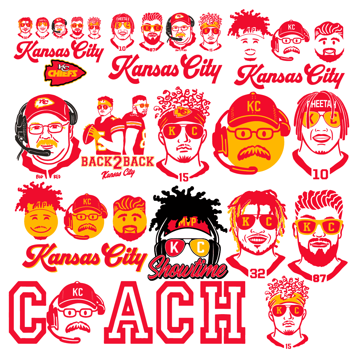 14 Files Mahomes Svg Bundle, Kansas City Chiefs Lovers Svg - Inspire Uplift