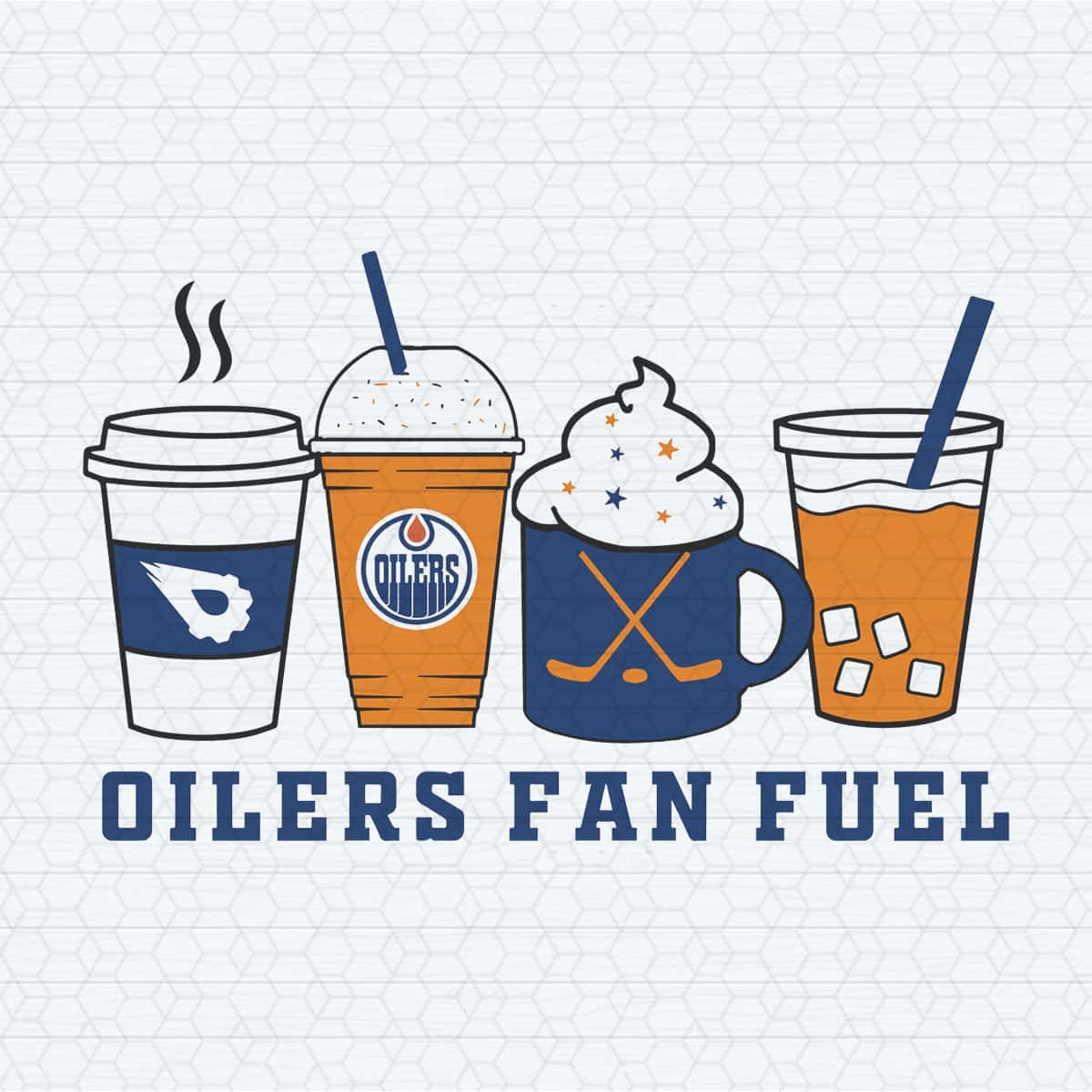 NHL Edmonton Oilers Fan Fuel SVG | Inspire Uplift