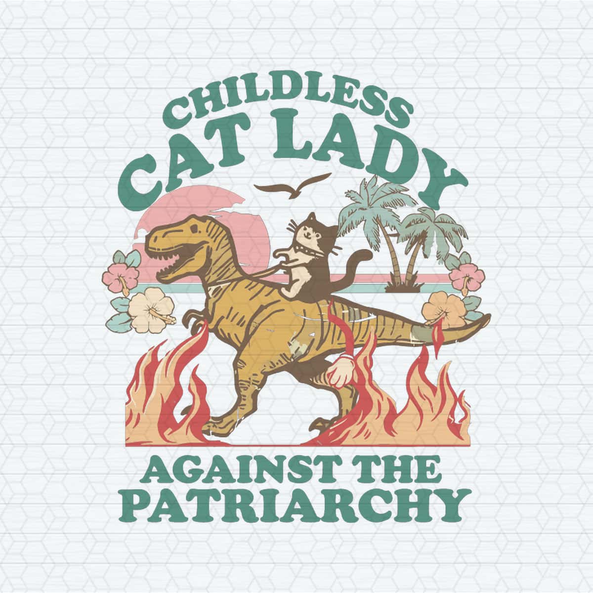 Childless Cat Lady Against The Patriarchy SVG | Inspire Uplift