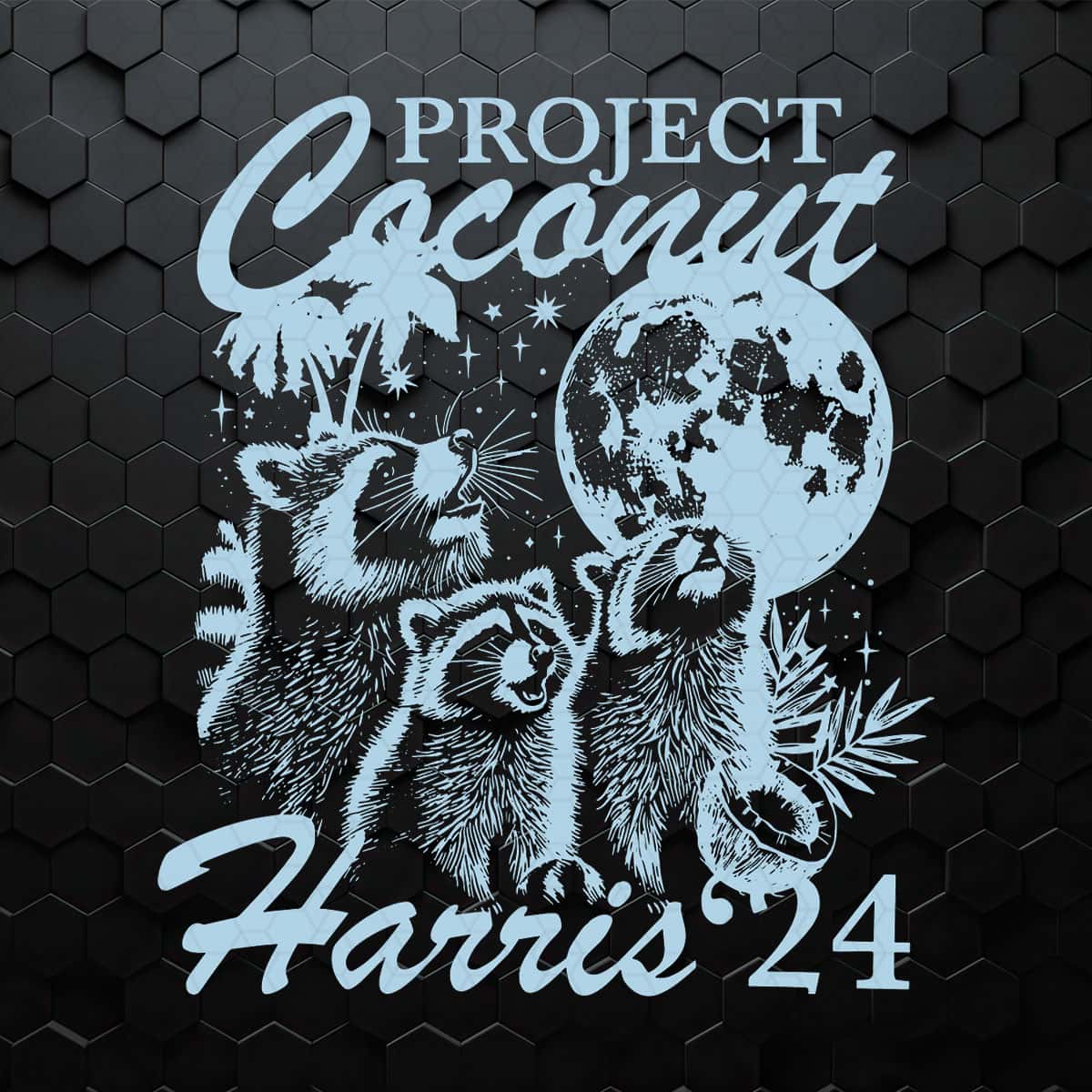 Project Coconut Harris 24 Raccoon Meme SVG | Inspire Uplift