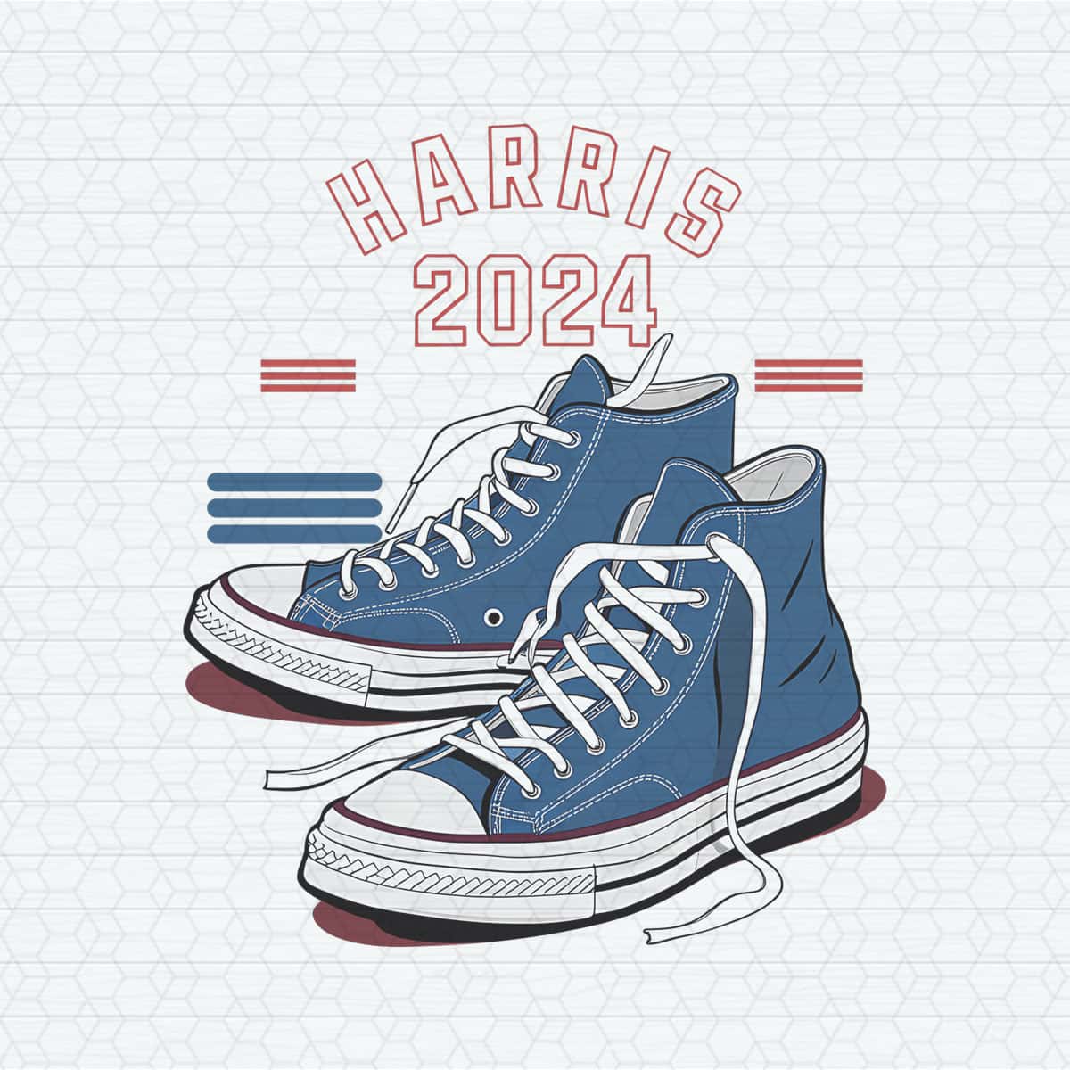 Retro Harris 2024 Us Sneaker PNG | Inspire Uplift