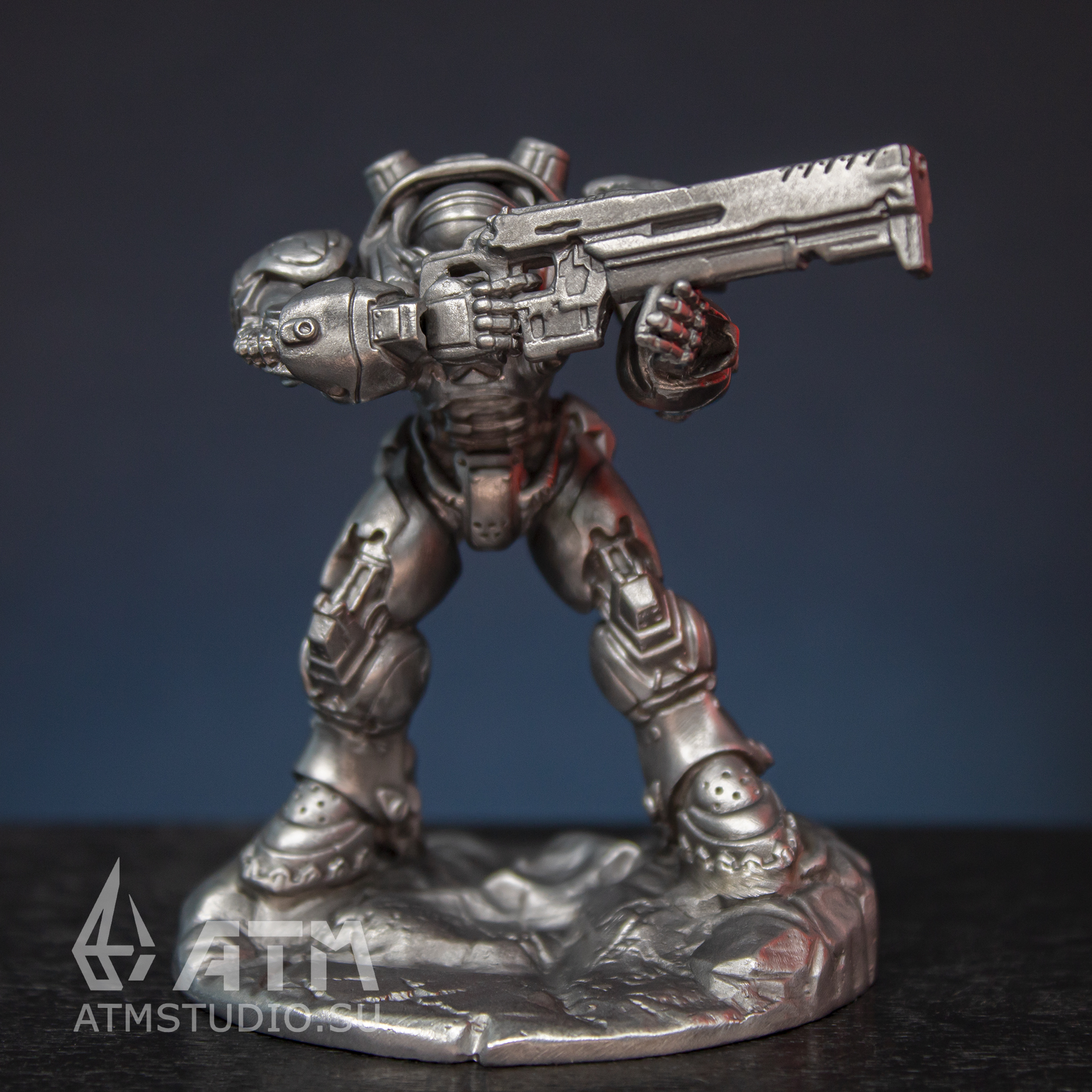 Terran Marine from StarCraft metal miniature | Inspire Uplift