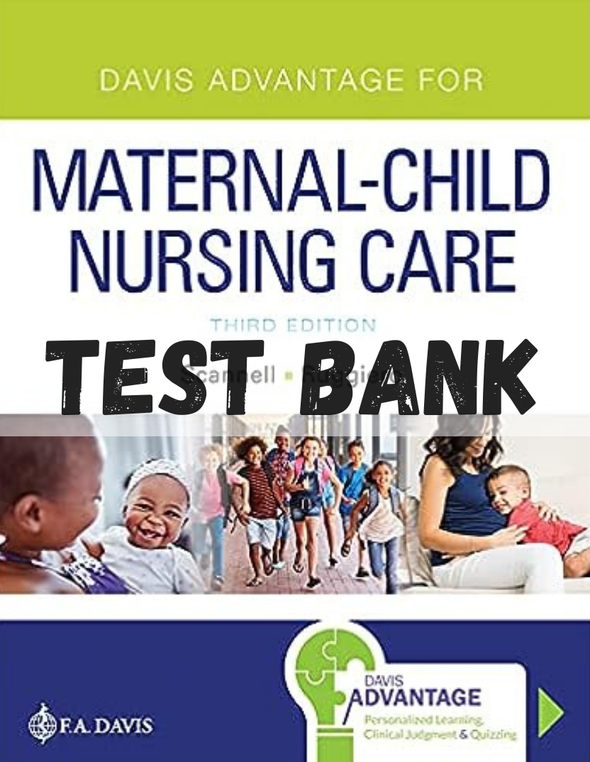 Test Bank for Davis Advantage for Maternal-Child Nursing Car | Inspire ...
