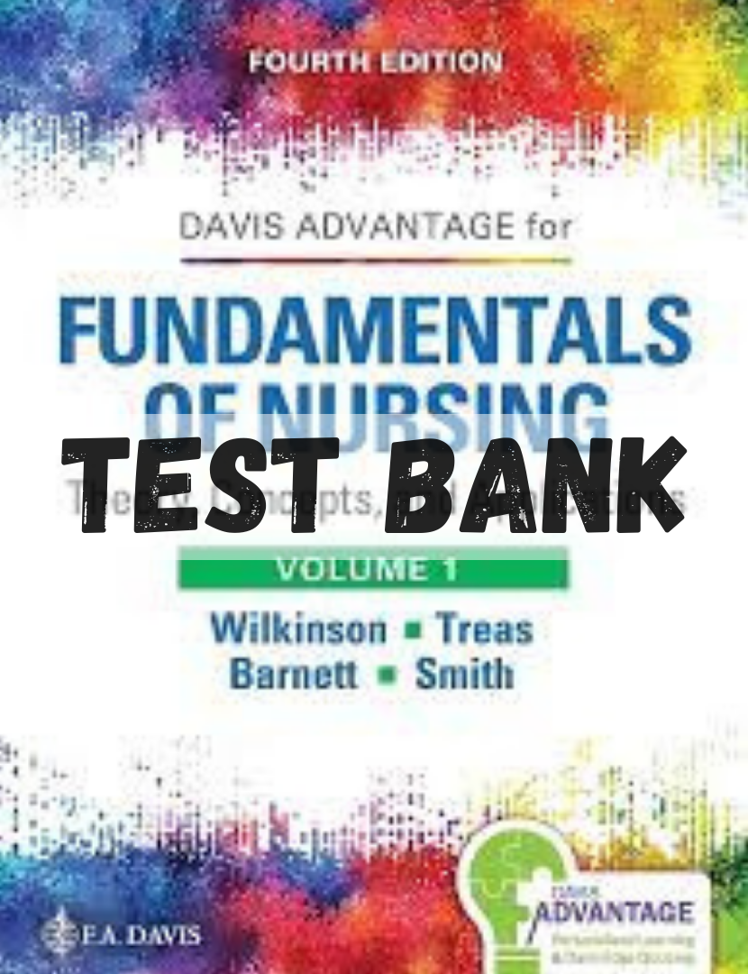 Test Bank for Bates Fundamentals of Nursing Theory Concepts | Inspire ...