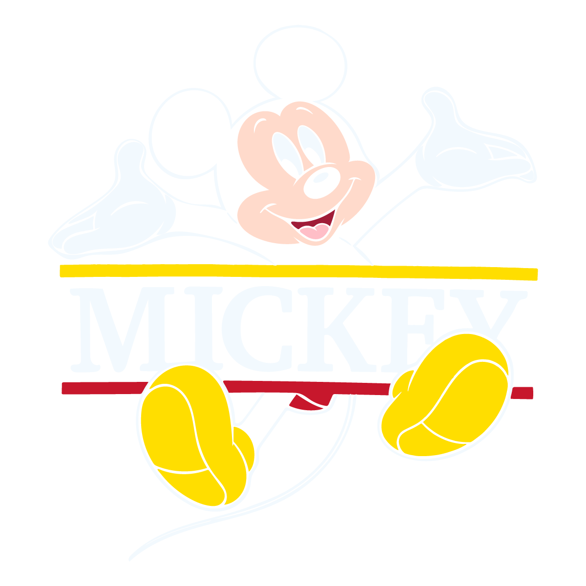 Cute Mickey Mouse Disney Character SVG - Inspire Uplift