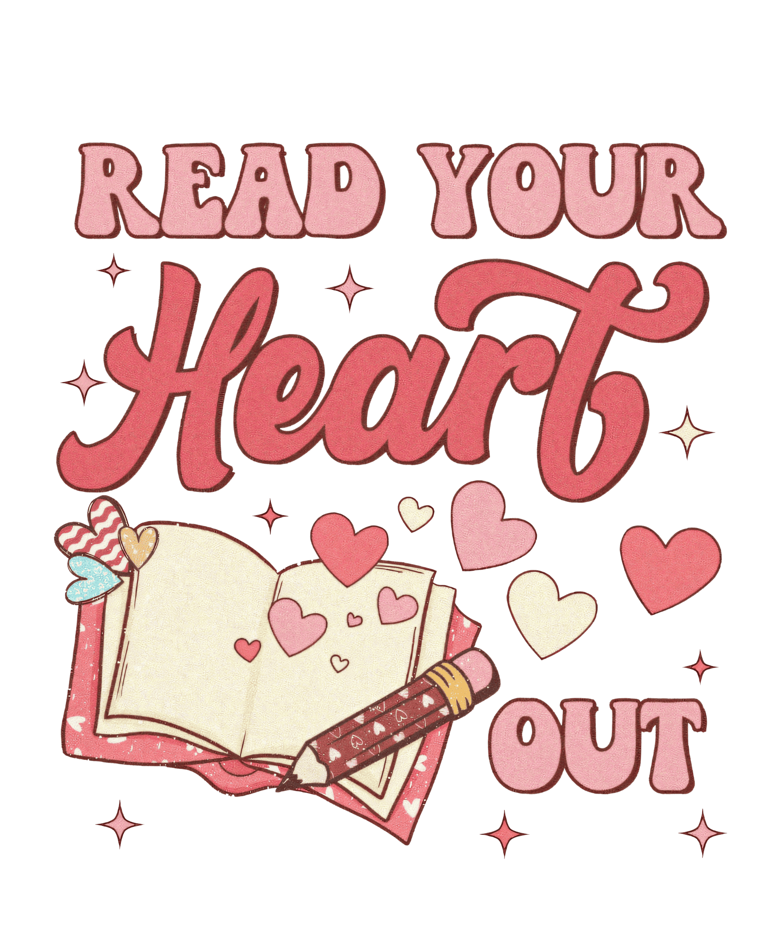 Read Your Heart Out Valentine Book PNG - Inspire Uplift