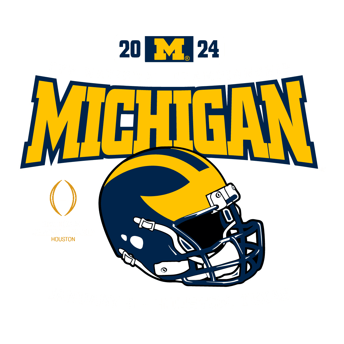 Michigan National Championship 2024 SVG Digital Download | Inspire Uplift
