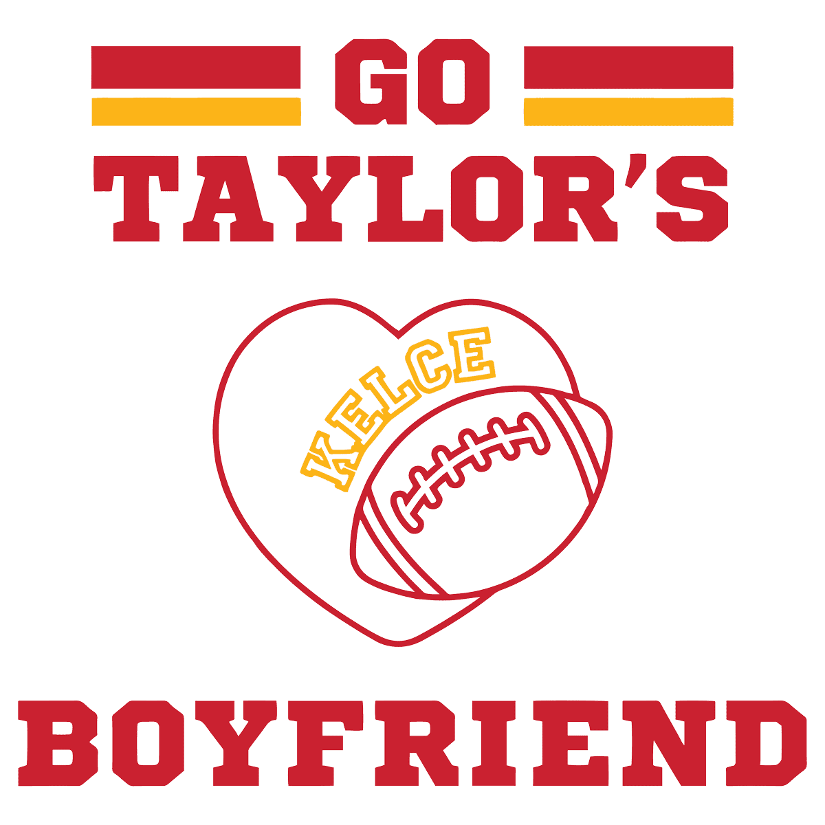 Go Taylors Boyfriend Travis Kelce SVG - Inspire Uplift