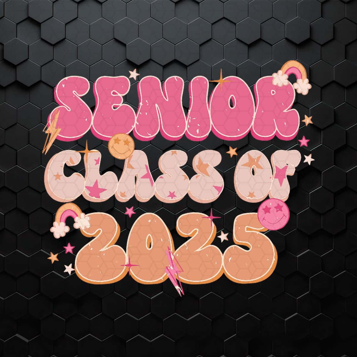 Retro Senior Class Of 2025 SVG | Inspire Uplift