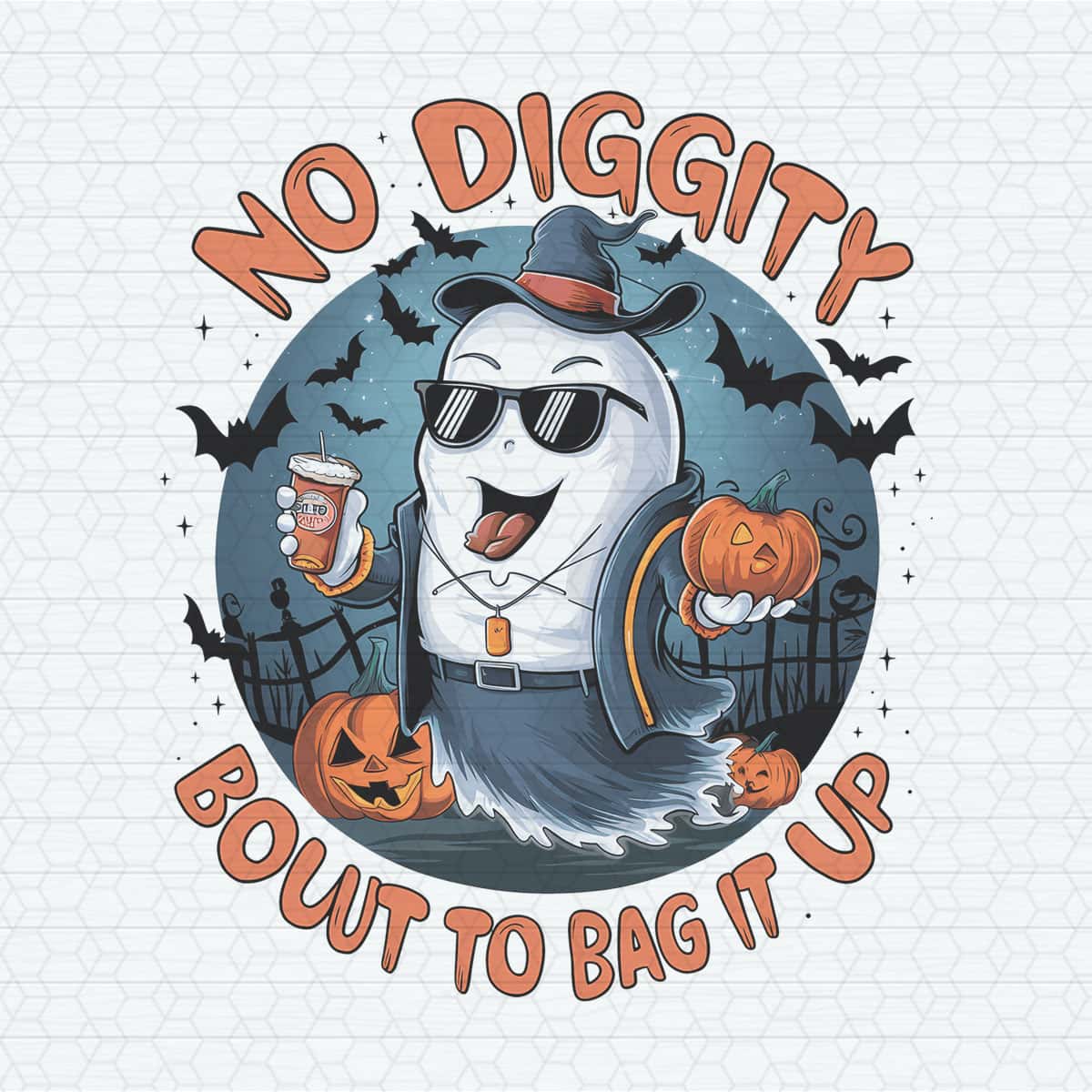 No Diggity Bout To Bag It Up Ghost Season PNG | Inspire Uplift