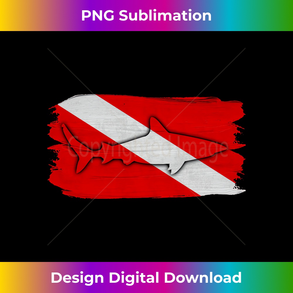 Diver Down Dive Flag Scuba Diving Shark - Futuristic PNG Sub | Inspire ...
