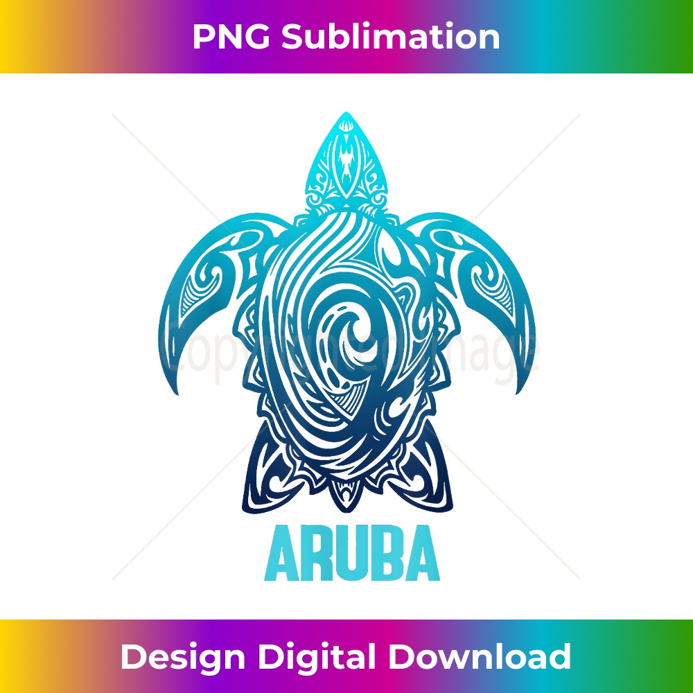 Aruba Tribal Sea Turtle Surf Surfer Scuba Diving Diver - Tim - Inspire ...