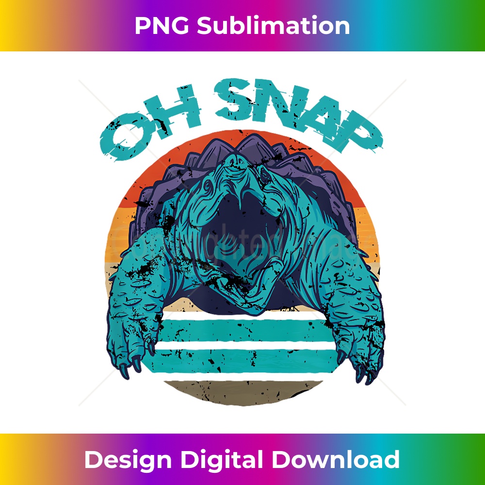 Alligator Snapping Turtle Snap - Edgy Sublimation Digital F | Inspire ...