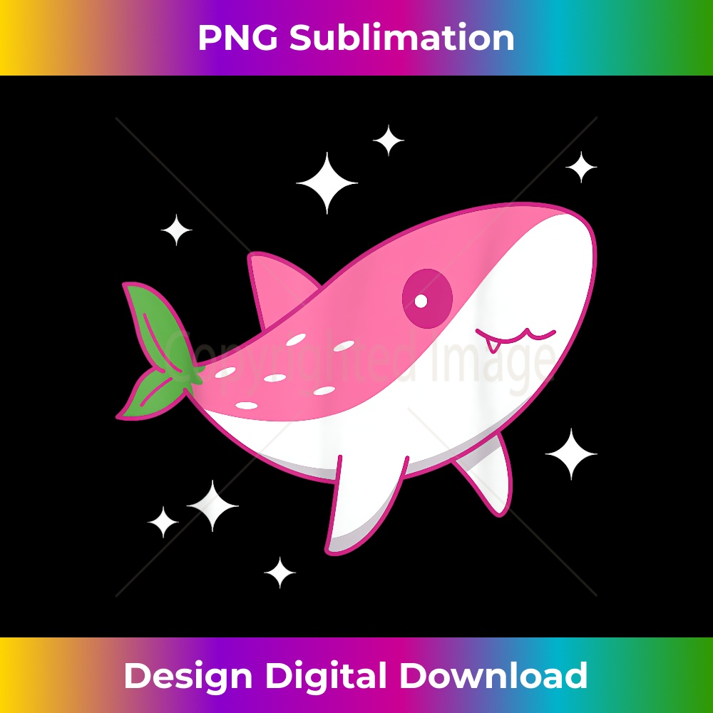 Cute Kawaii Strawberry Shark - Funny Anime Shark - Vibrant S | Inspire ...