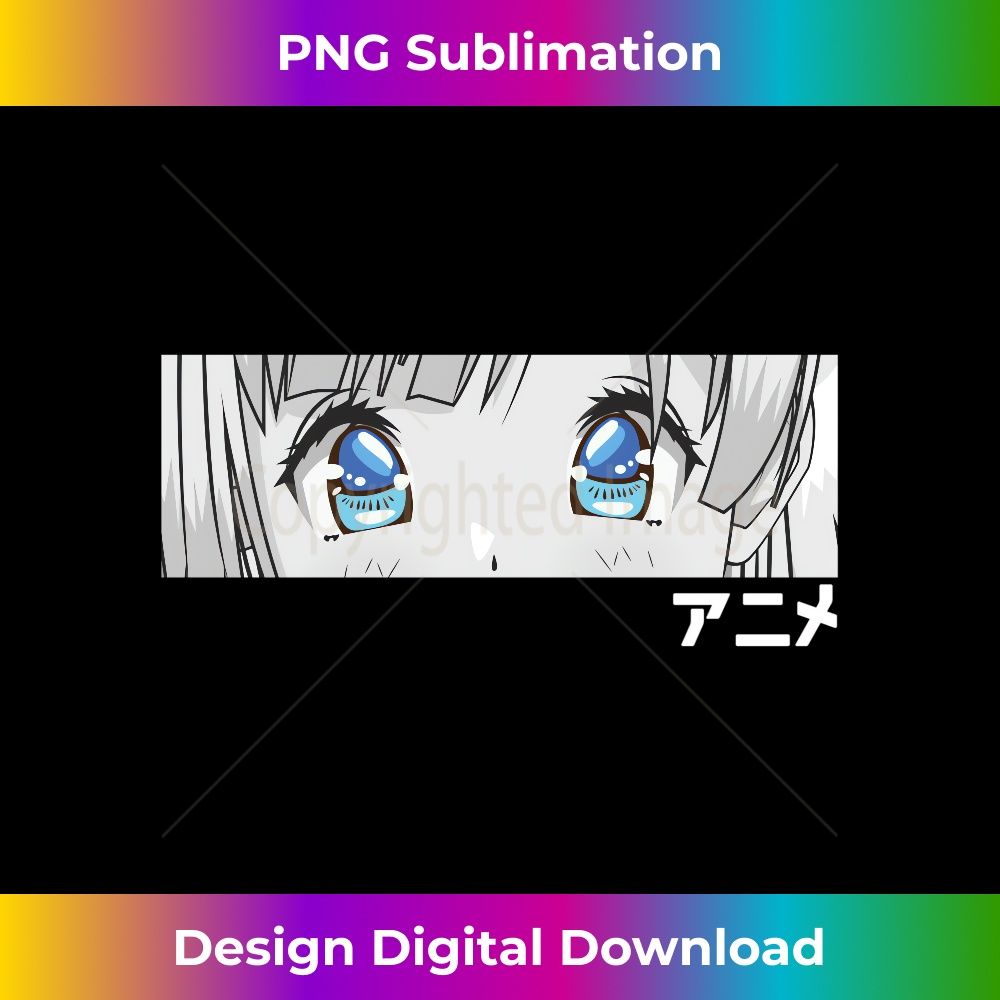 Anime in Japanese Font Kawaii Eyes Face - Bespoke Sublimatio - Inspire ...