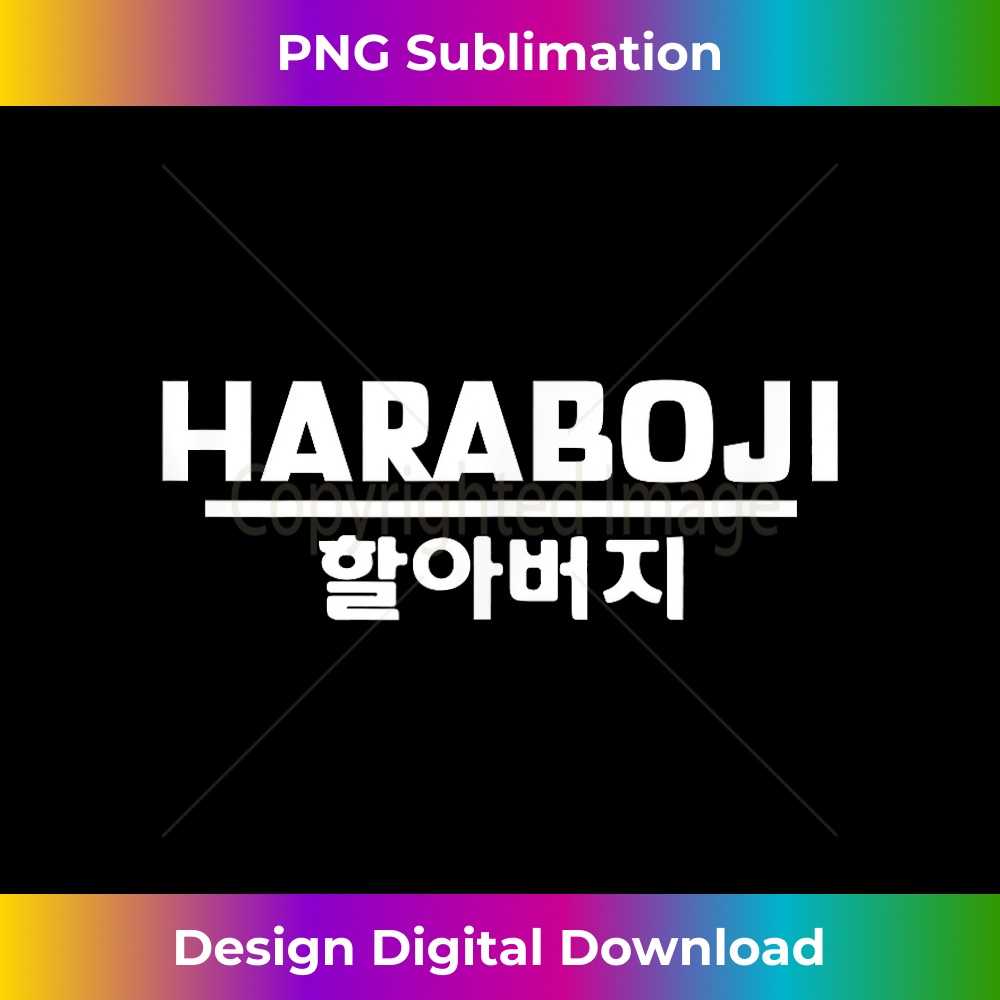 Hangul Haraboji Cool Korean Grandpa - Crafted Sublimation Di - Inspire ...