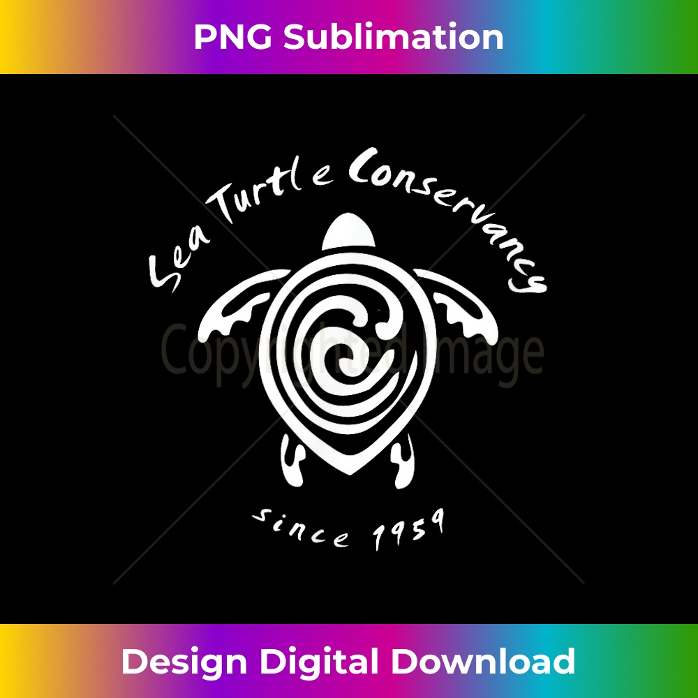 Sea Turtle Conservancy Logo - Artisanal Sublimation PNG File | Inspire Uplift