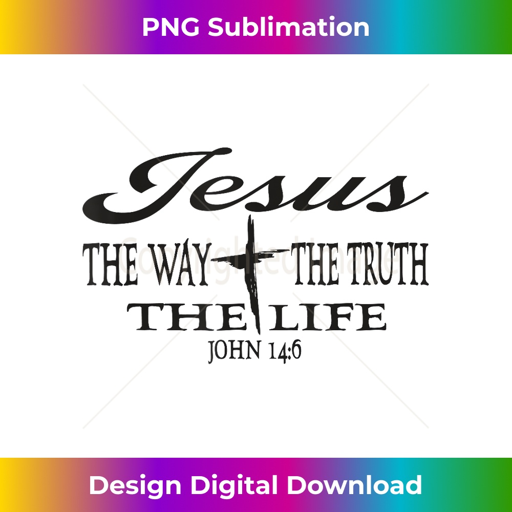 Jesus The Way Truth Life John 146 Bible Verse Christian - Bo | Inspire ...