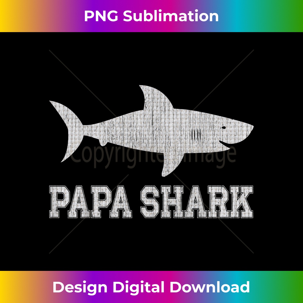 Mens Papa Shark Matching Family - Urban Sublimation PNG Desi | Inspire ...