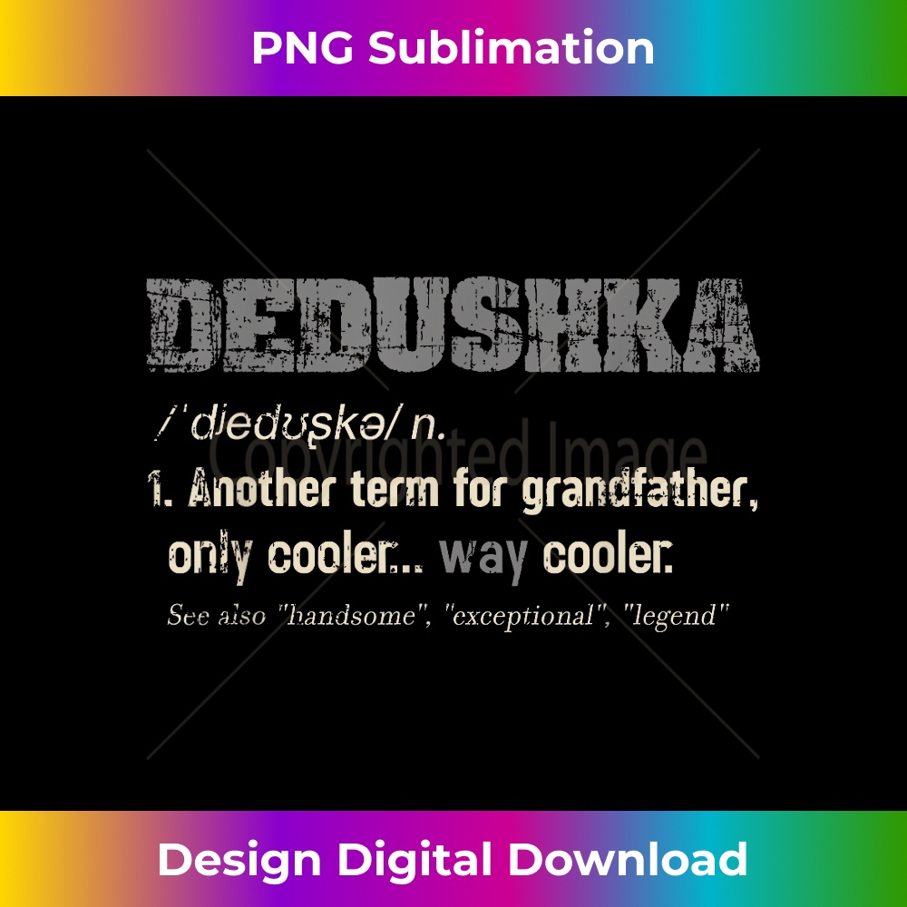 Russian Dedushka Funny Definition Grandpa T - Sleek Sublimat | Inspire ...